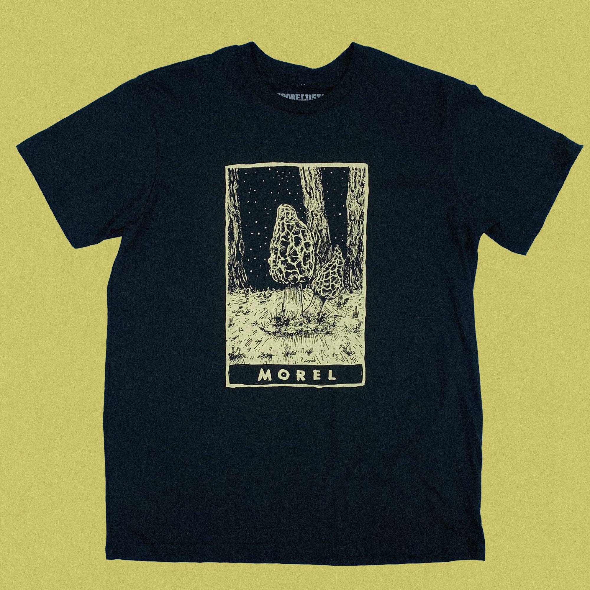 Morel Tarot Mushroom Tee – Sporelust!